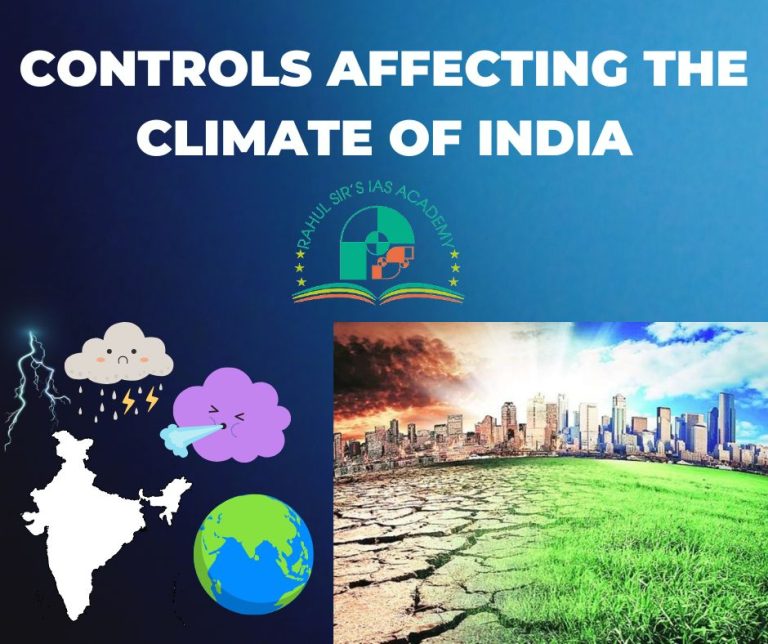 Controls Affecting The Climate Of India
