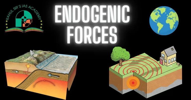 Endogenic forces - Folding, Faulting, Earthquakes And Volcanism