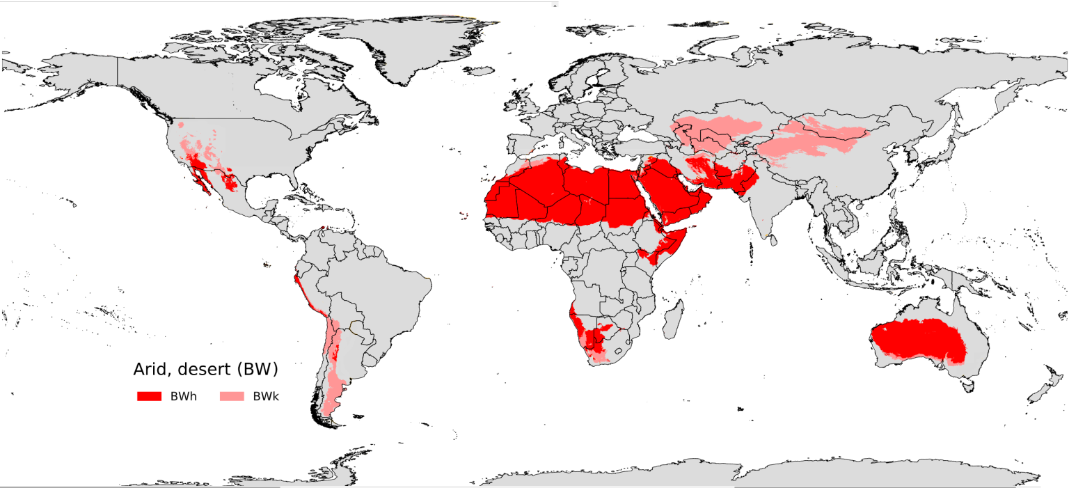 World Climate Zones Maps - Tropical Temperate Equatorial Tundra